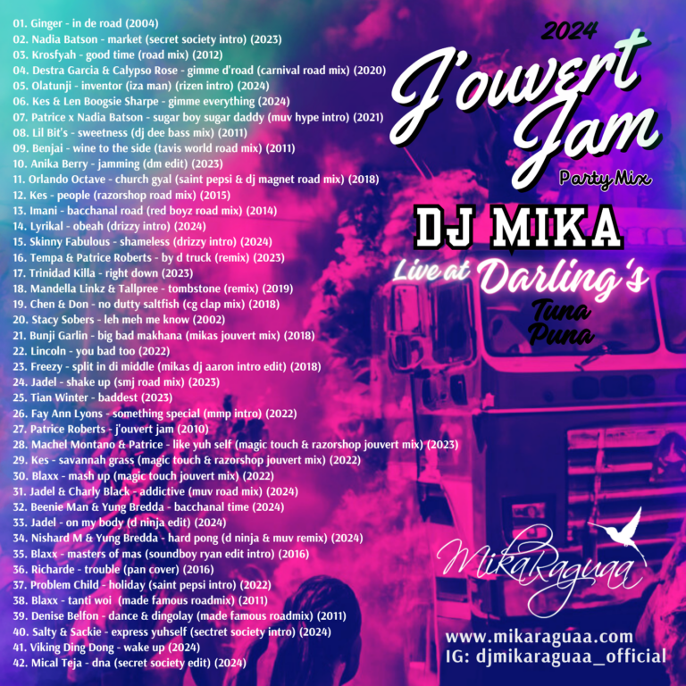 DJ MIKA | PROFESSIONAL DJ | TRINIDAD & TOBAGO – SOCA – REGGAE – CALYPSO ...